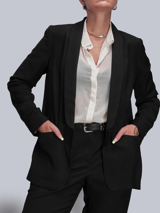 Wildfang | Jackets & Coats | Wildfang The Empower Tux Blazer Black ...